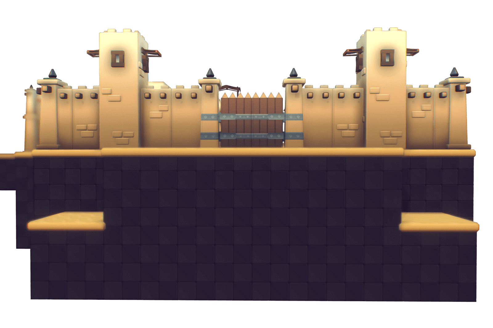 Low Poly Desert Town | Proto Series 3D Model