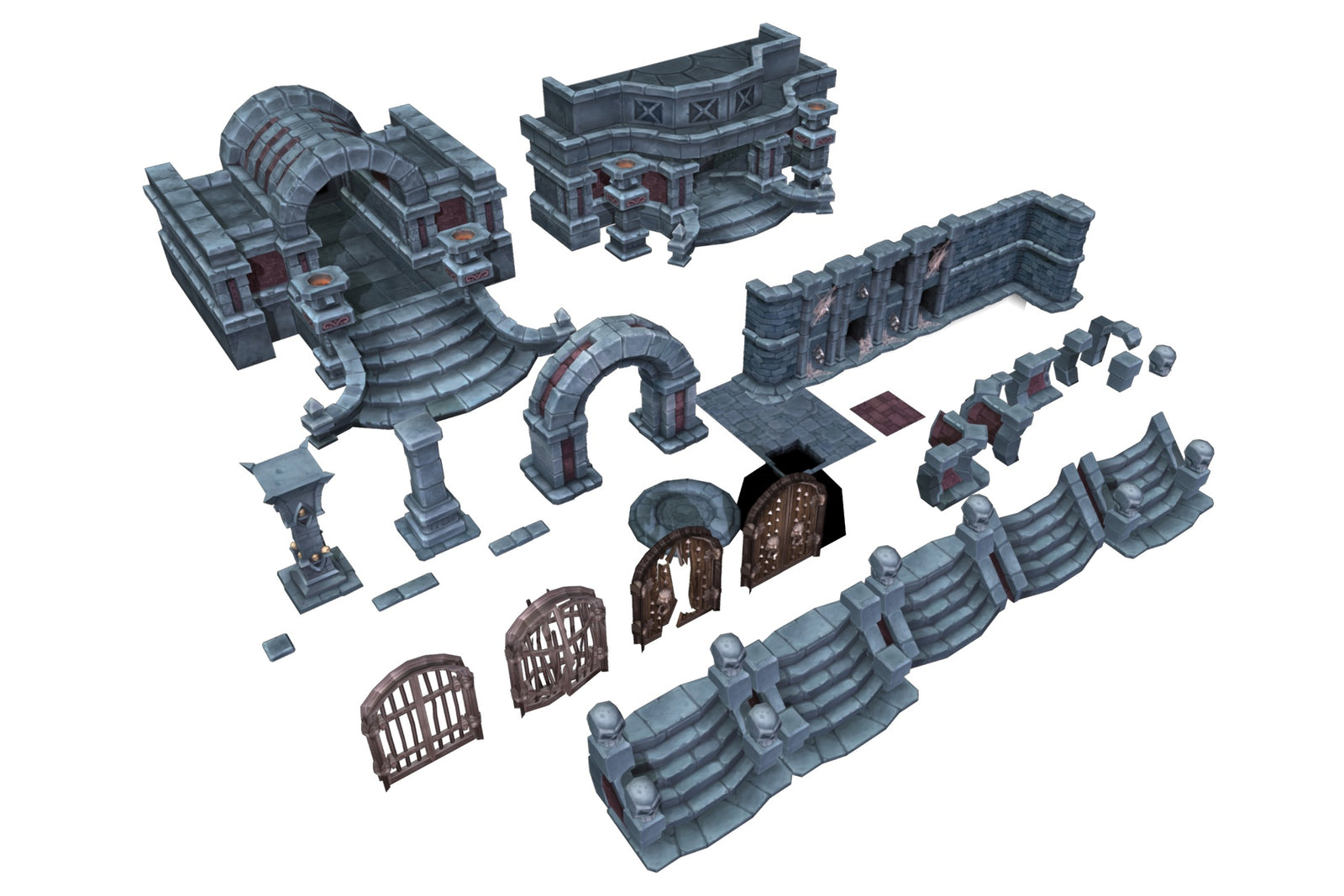 Low Poly Dungeon Starter Set
