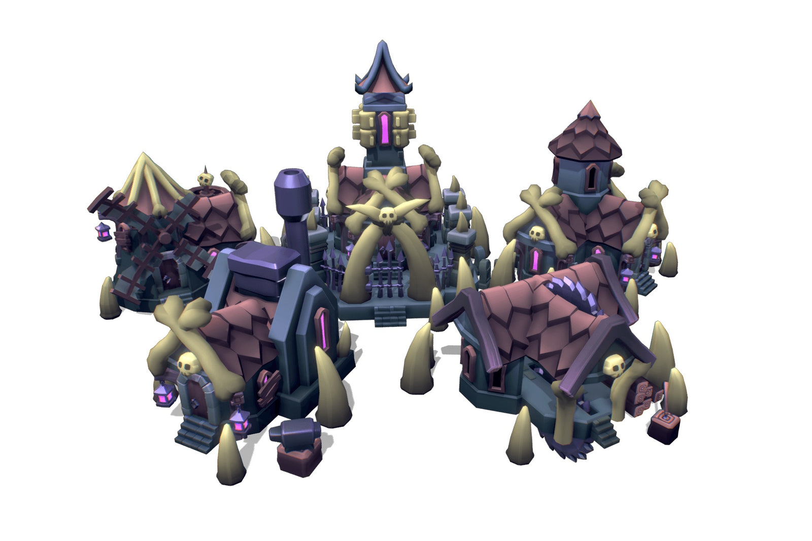 Undead RTS Building Set - Proto Series