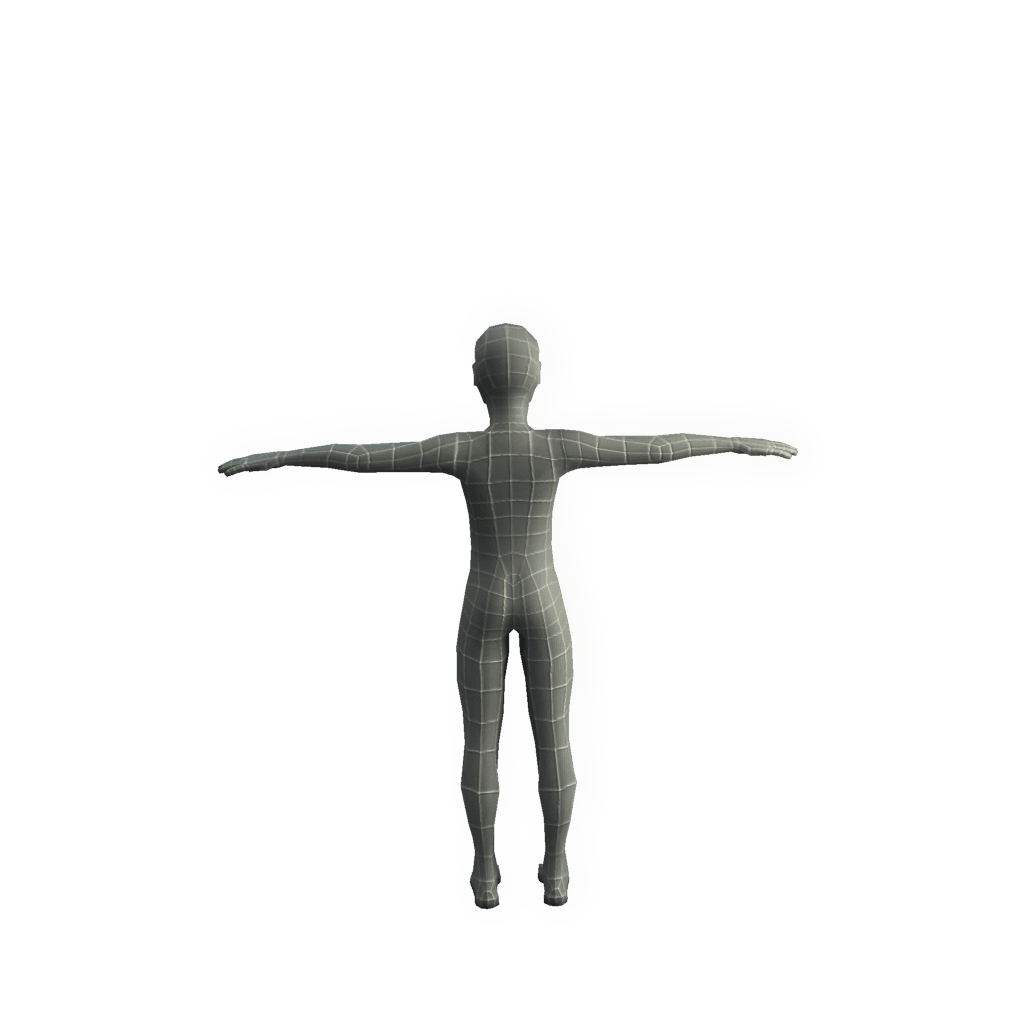Base Mesh Kid 3D Characters