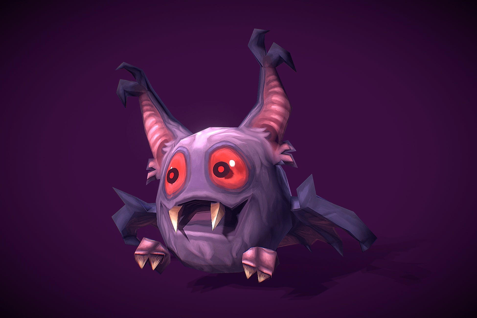 Cute Micro Bat Vlad 3D Characters