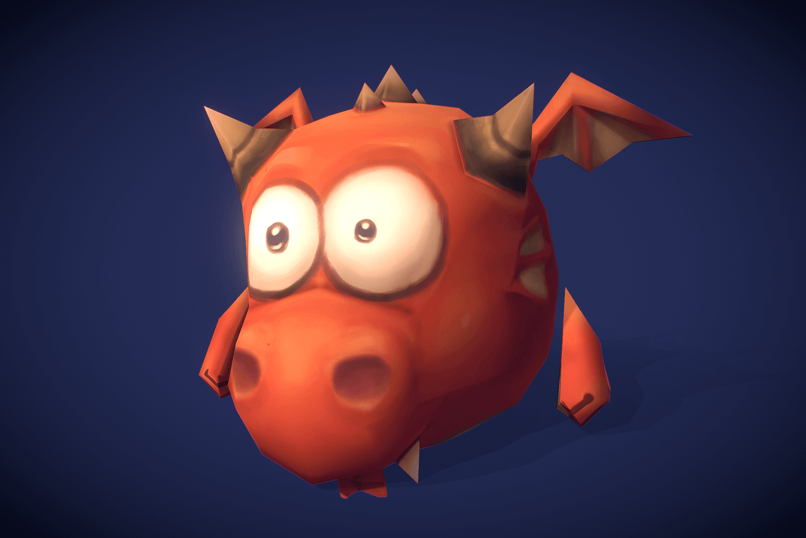 Cute Micro Dragon Fino 3D Characters