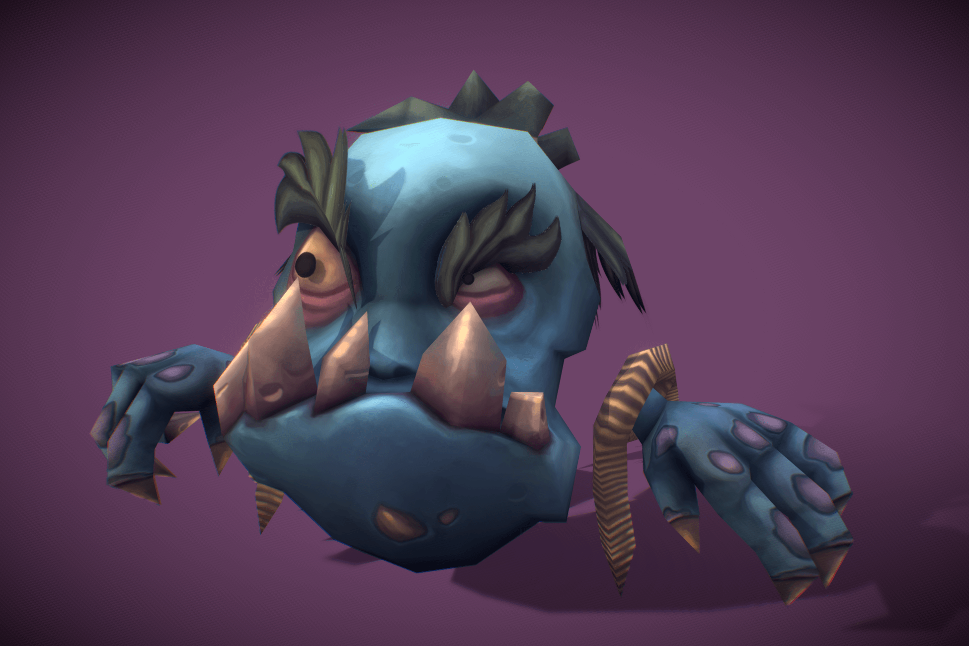 Micro Ghoul Gobrot 3D Characters