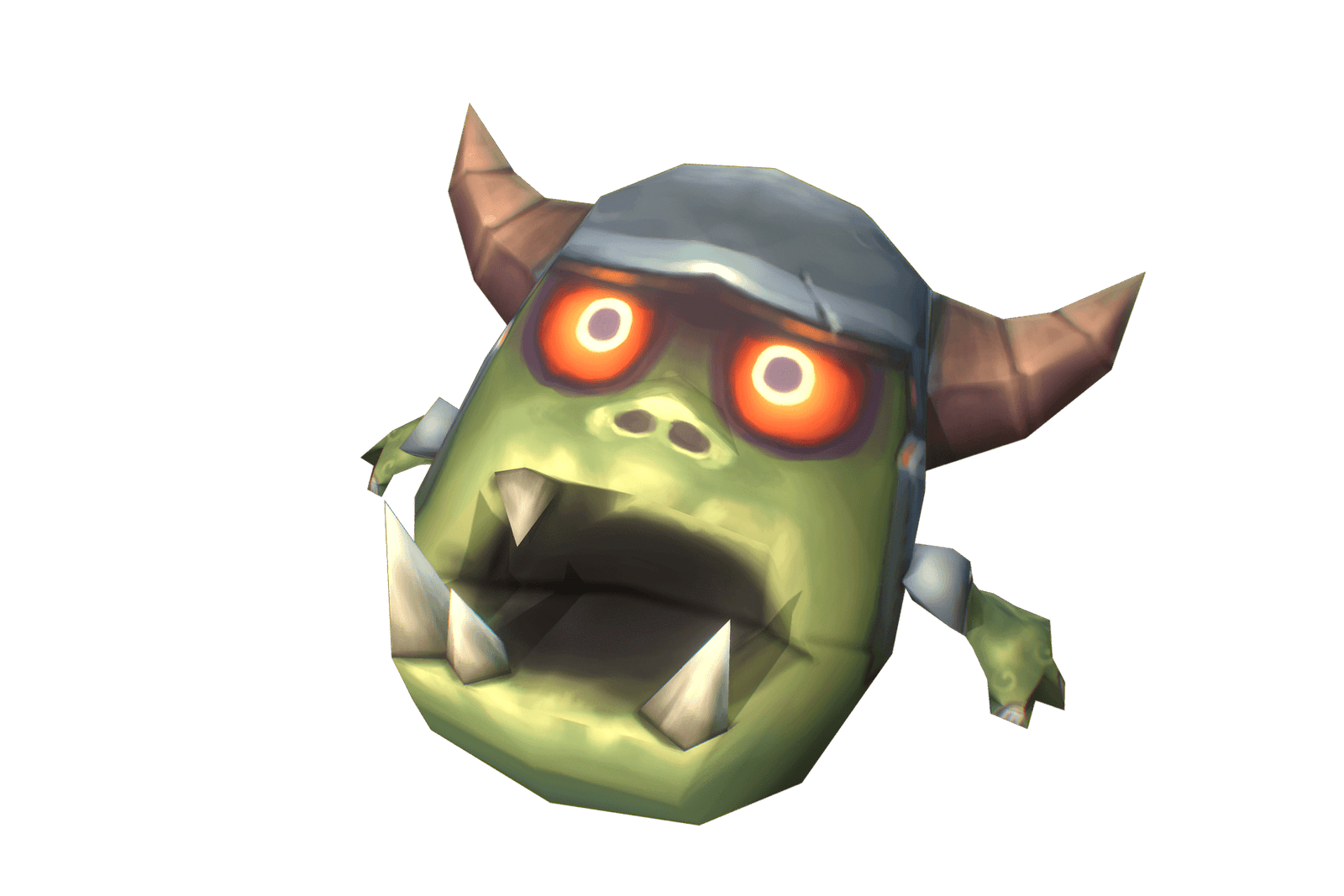Cute Micro Orc Gronk Model 3D Characters