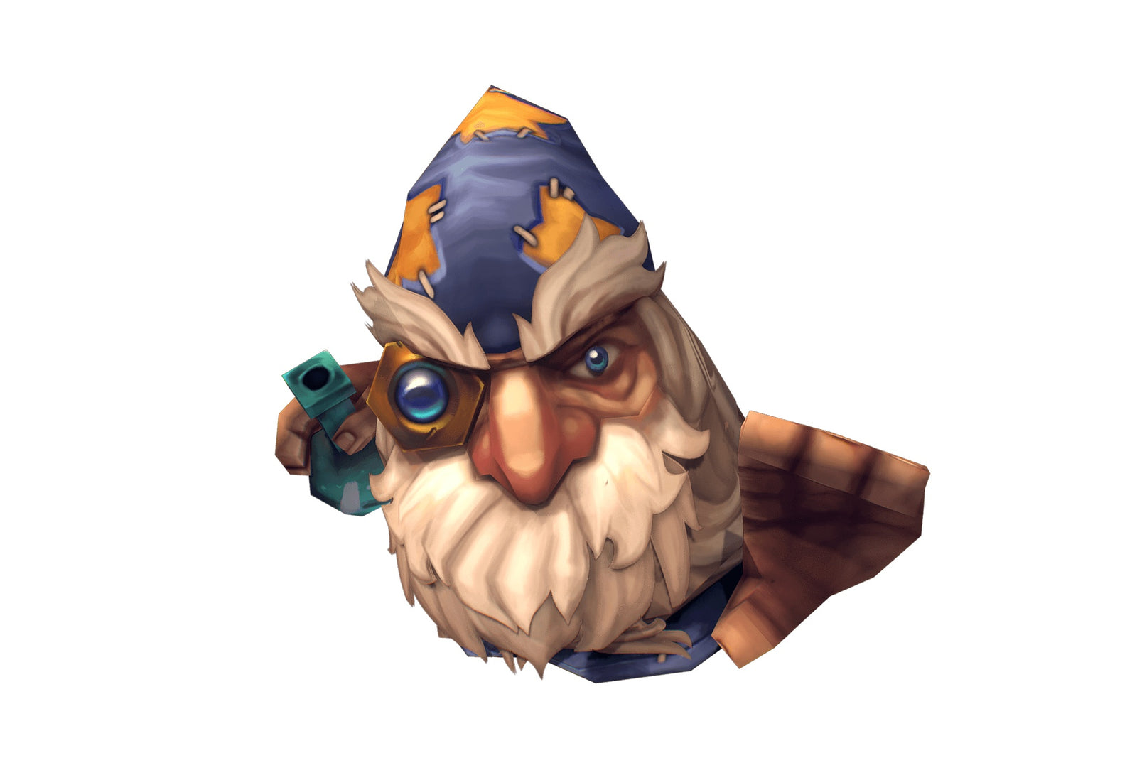 Cute Micro Wizard Morgan Fizban 3D Characters