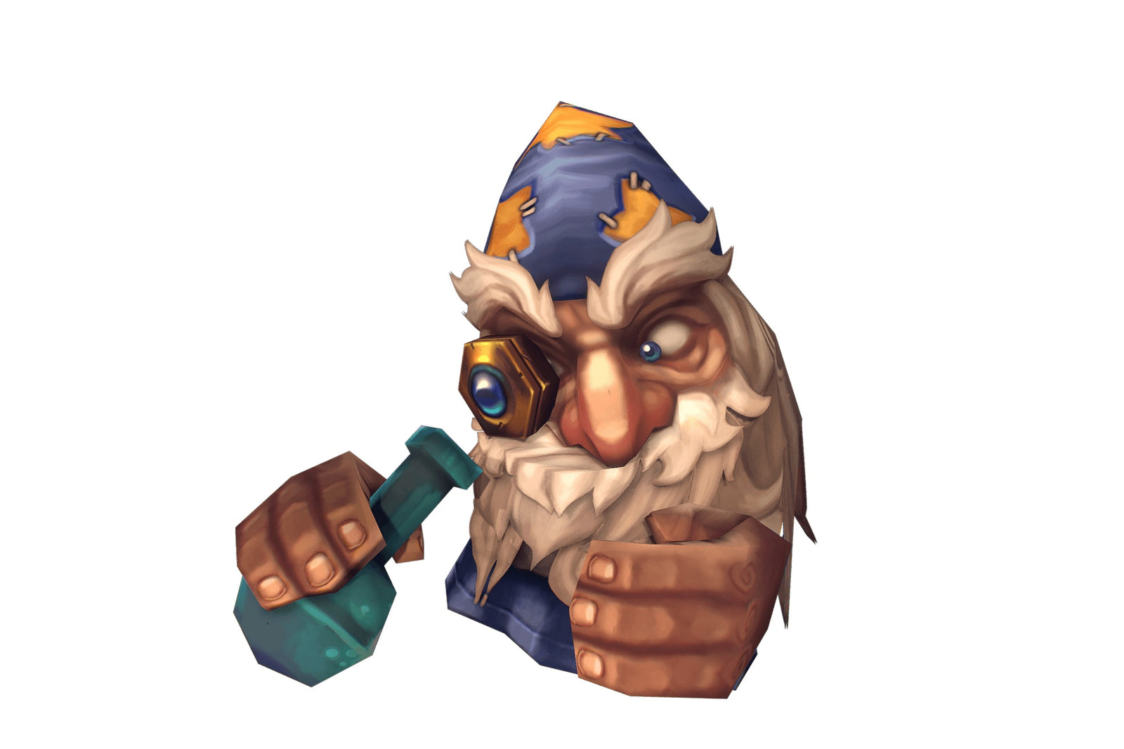 Cute Micro Wizard Morgan Fizban 3D Characters