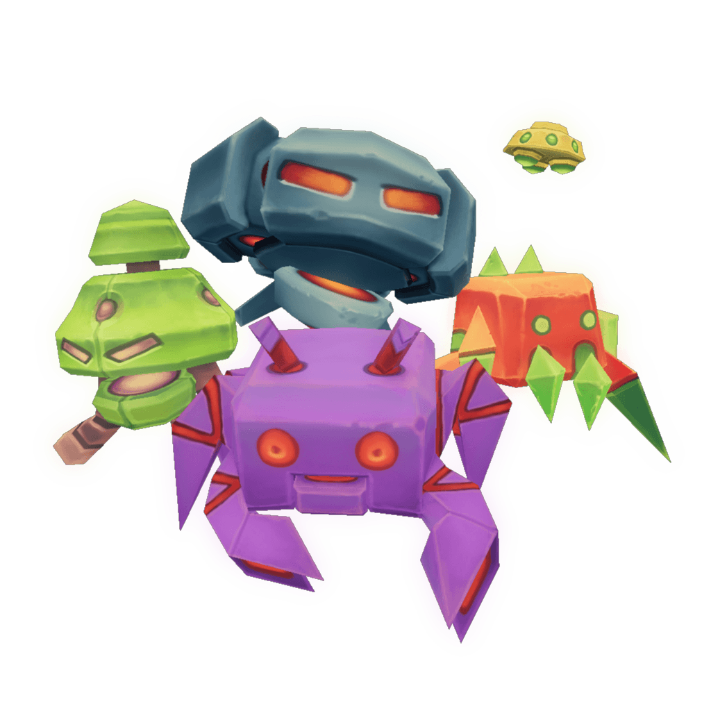 Space Invaders Game Characters