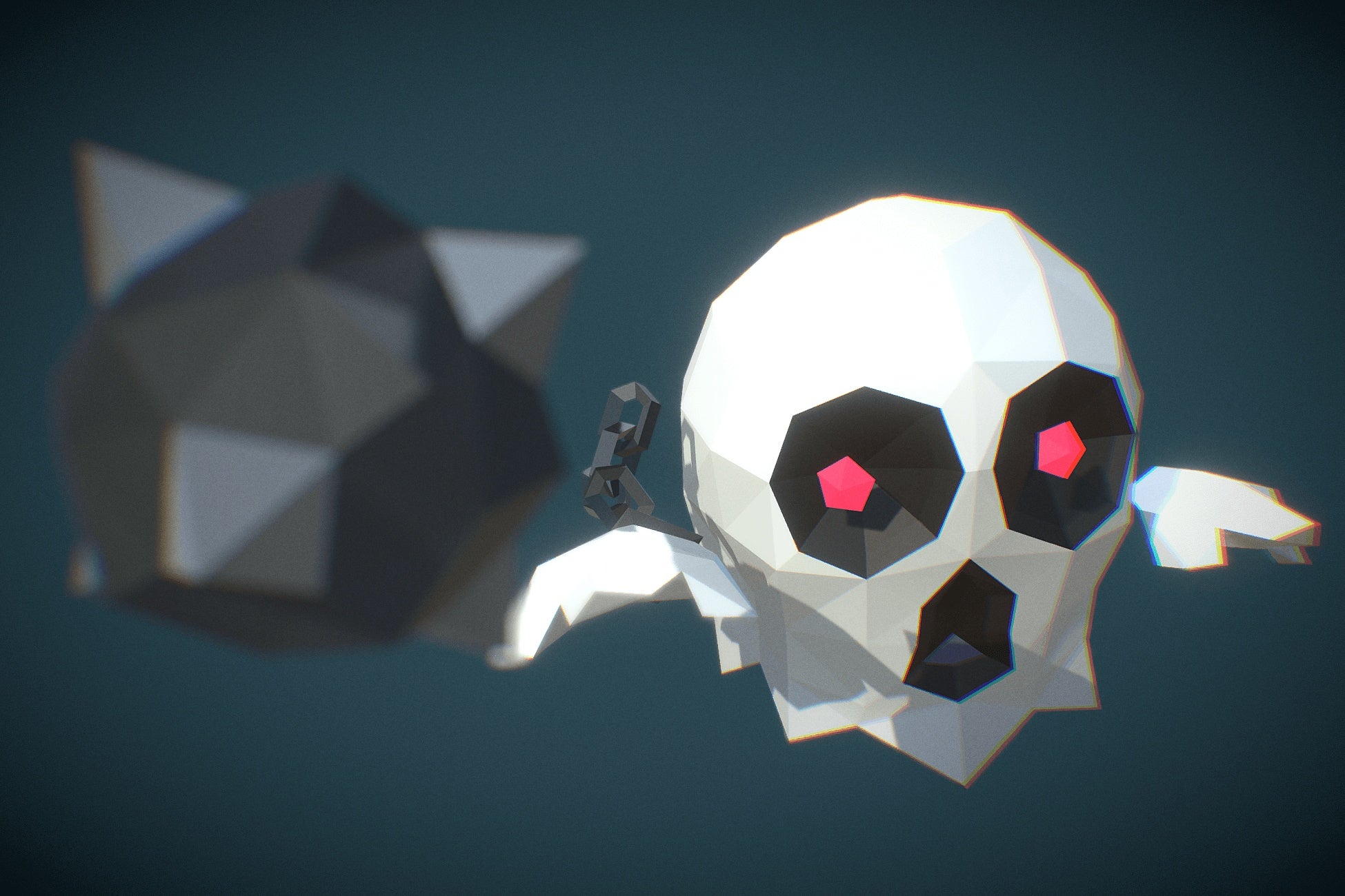 Micro Ghost Hubert - Faceted Style