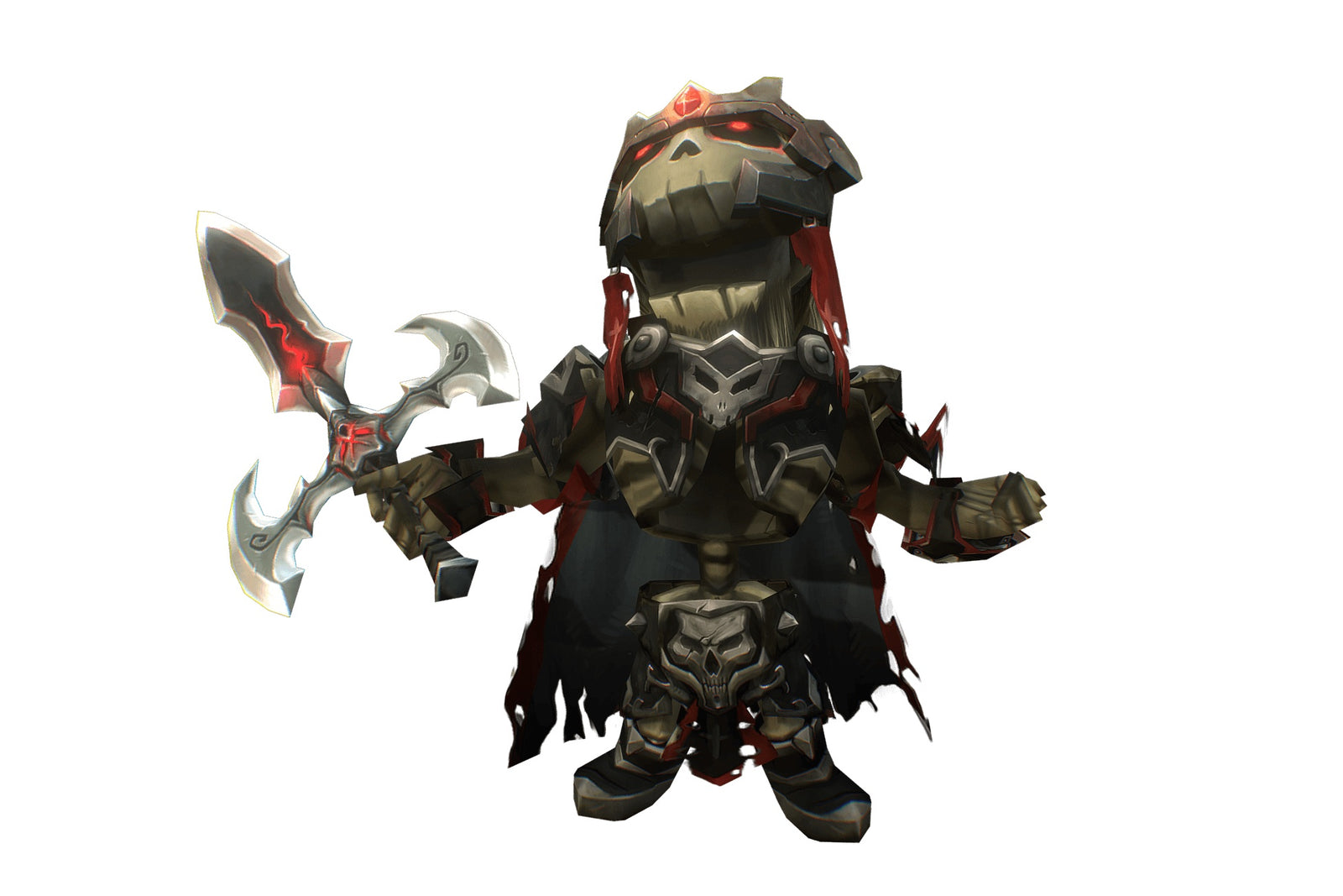 Mini Skeleton Swarm Pack 3D Characters