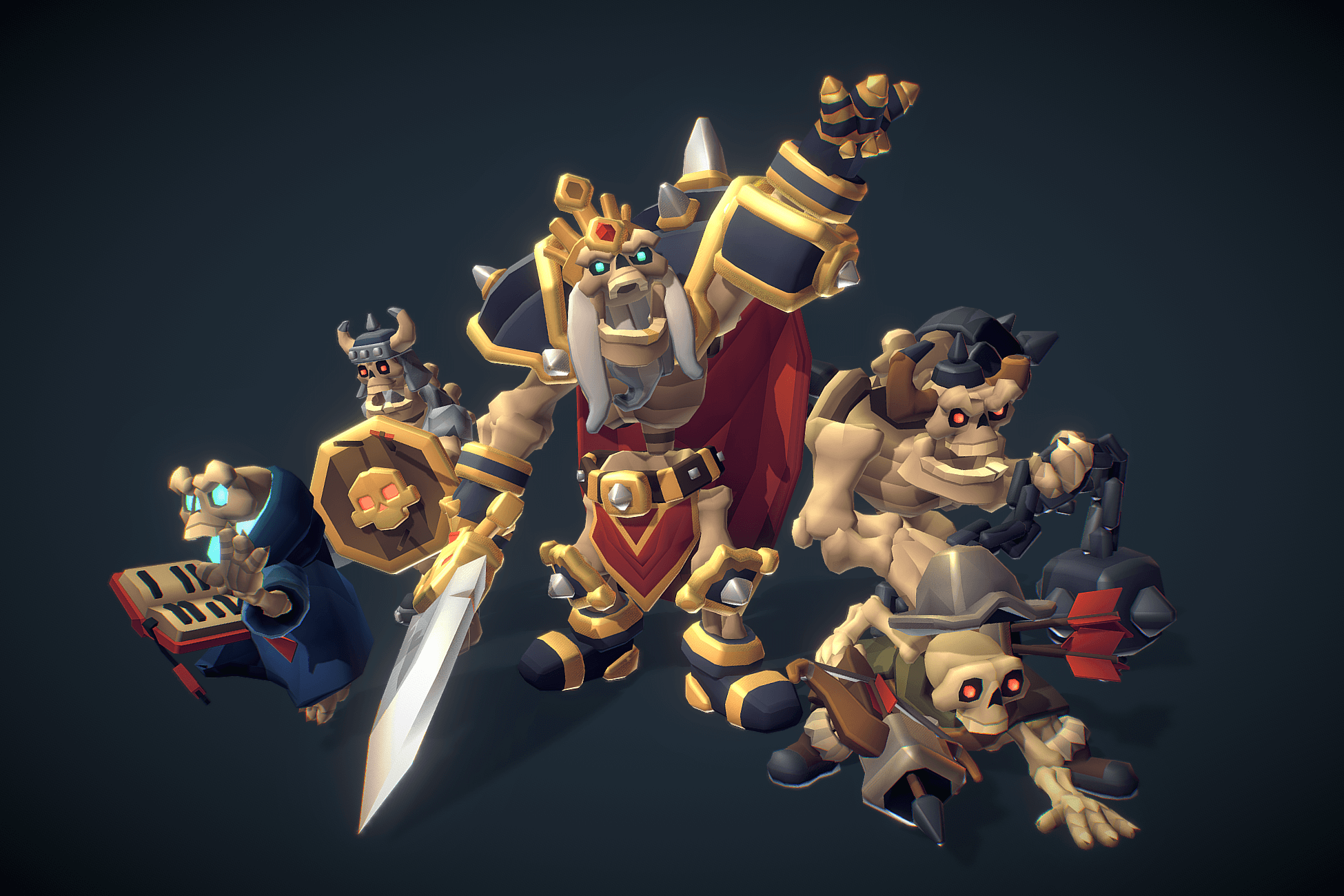 Skeleton Crew | Proto Series 3D Characters