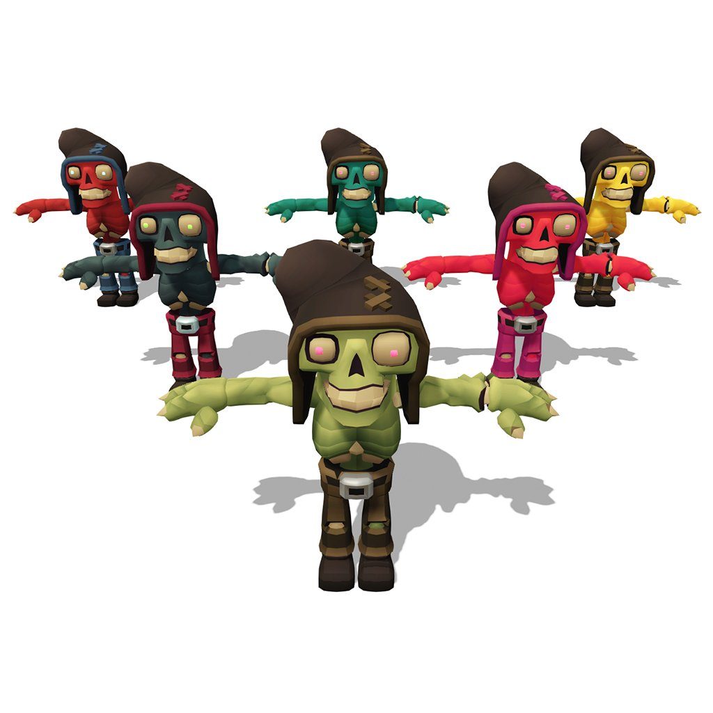 Zombie Commoner | Proto Series 3D Characters