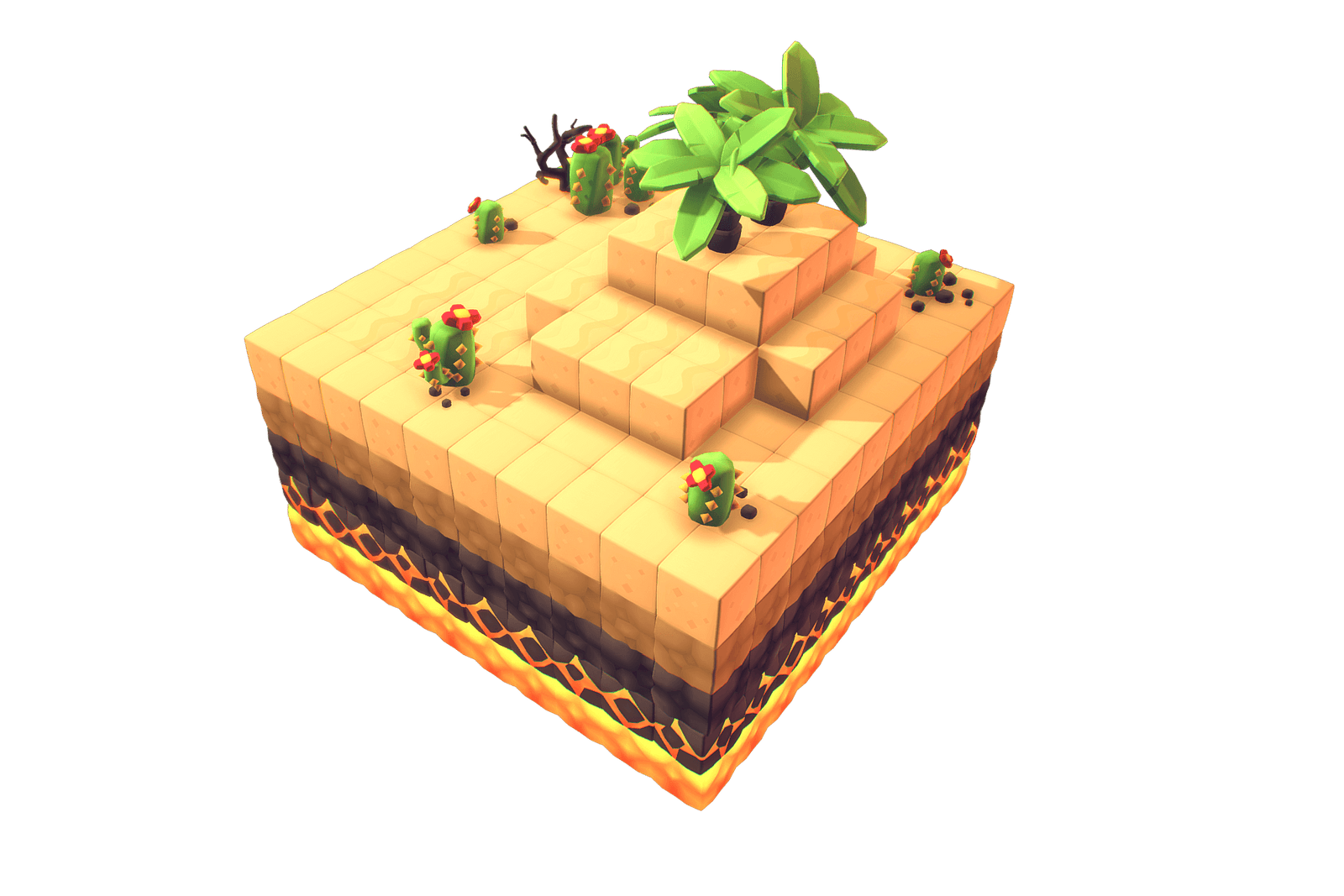 Low Poly Cube World Bundle | Proto Series 3D Models