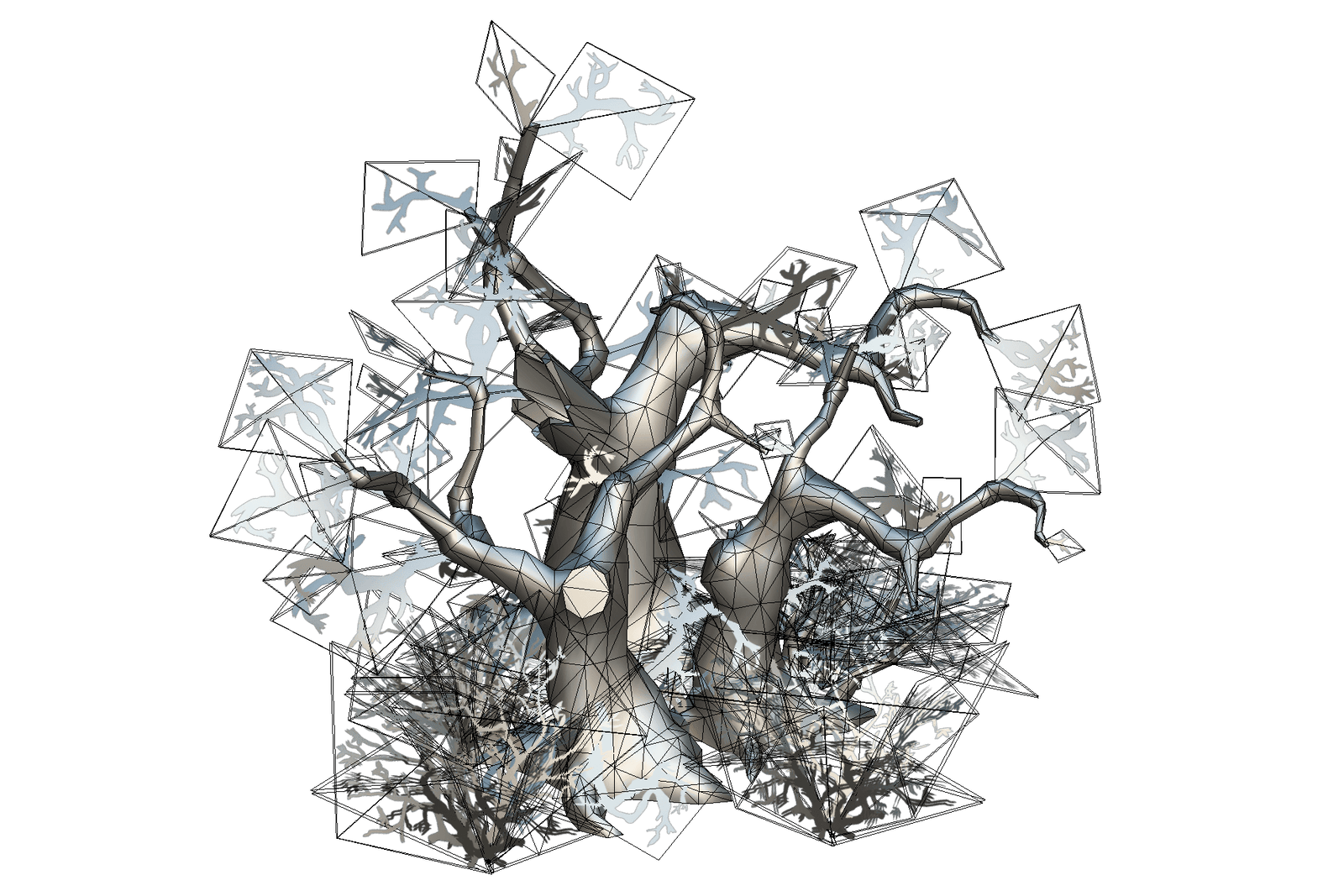 Dead Tree Pack 3D Props