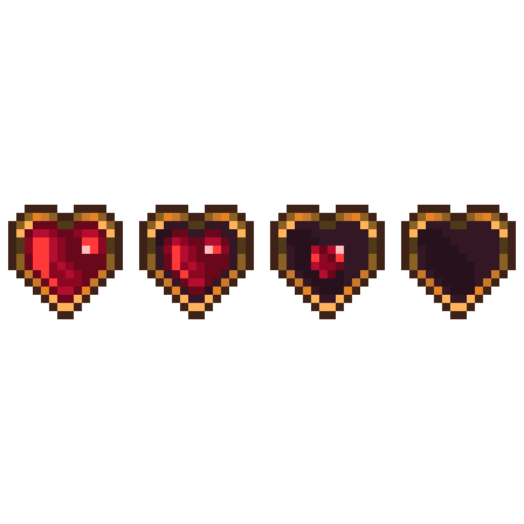 Pixel Heart Transparent